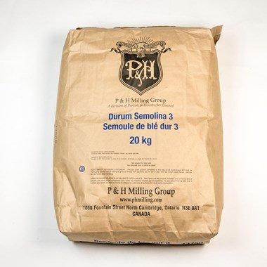 P&H DURUM SEMOLINA #3 20KG – Mia Food Service