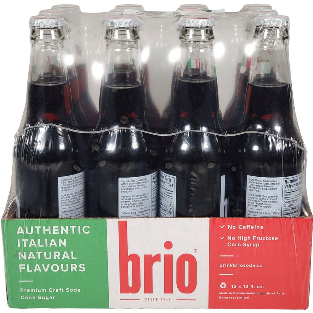 BRIO CHINOTTO SODA GLASS 12X355ML – Mia Food Service