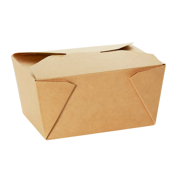 INNO CAFE EXPRESS KRAFT PAPER FOOD BOX #1 4X50EA – Mia Food Service