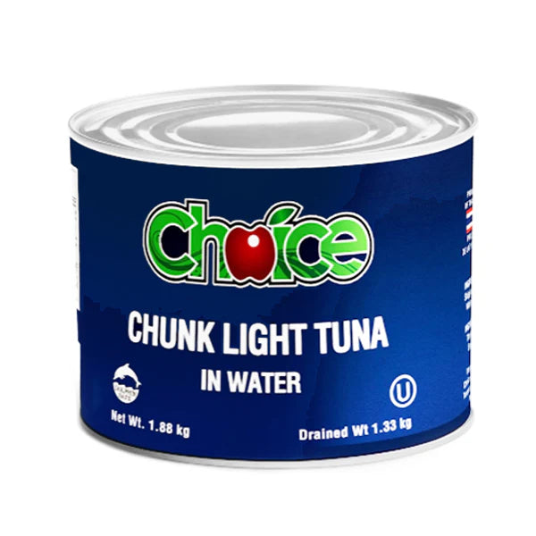 CHOICE CHUNK LIGHT TUNA 6X1.88KG – Mia Food Service