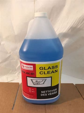 CHOICE LINE GLASS CLEANER 4X4L – Mia Food Service