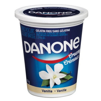 DANONE VANILLA YOGURT 650GR – Mia Food Service