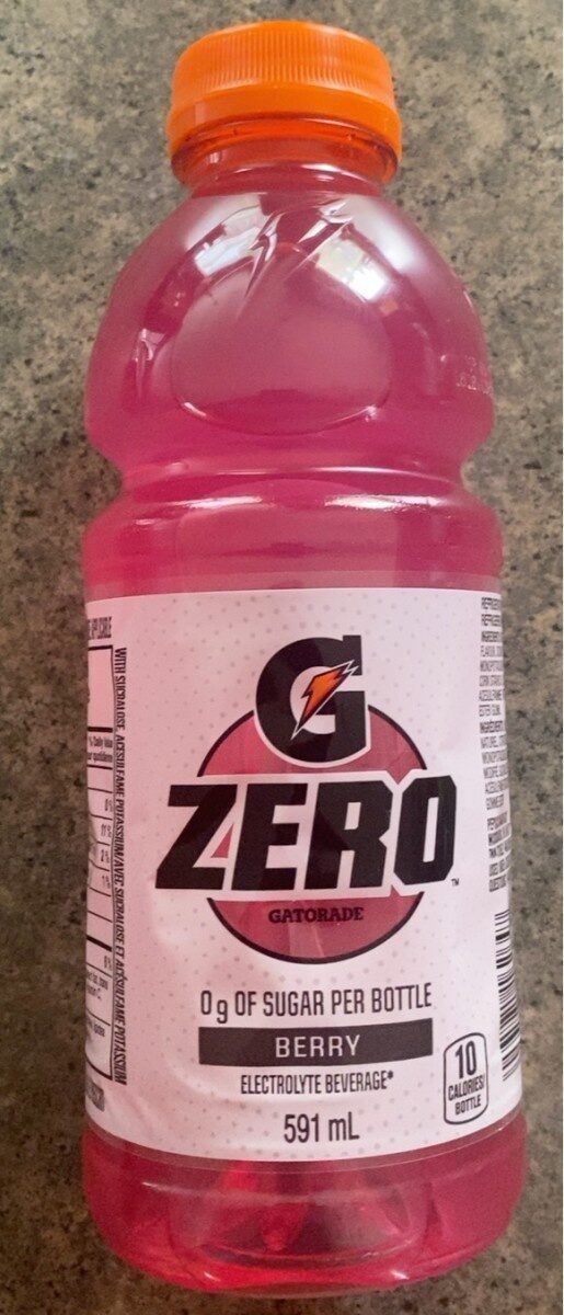 GATORADE ZERO BERRY 24X591ML – Mia Food Service