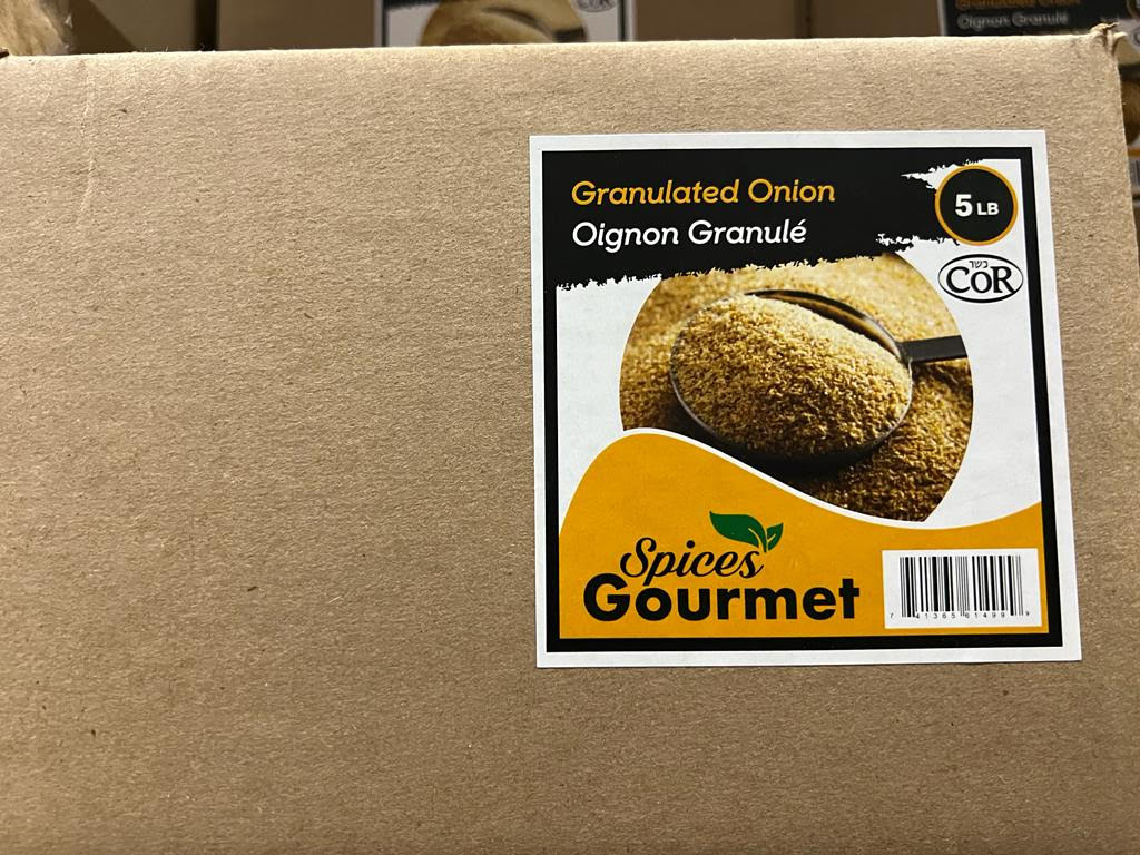 SPICES GOURMET GRANULATED ONION 5LB – Mia Food Service