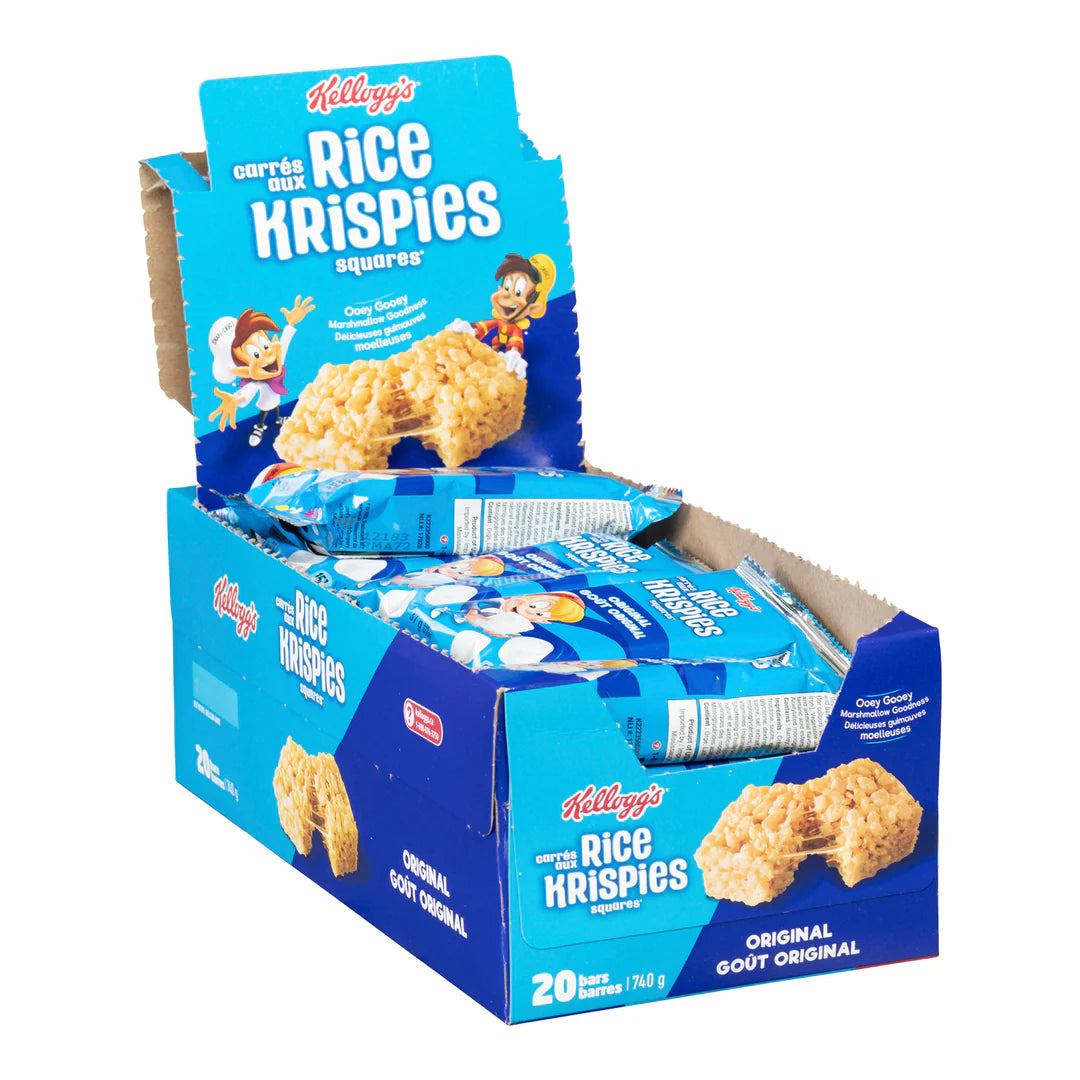 KELLOGGS RICE KRISPIES SQUARES 20X37GR – Mia Food Service