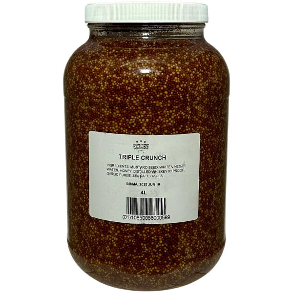 KOZLIKS TRIPLE CRUNCH MUSTARD 4L – Mia Food Service