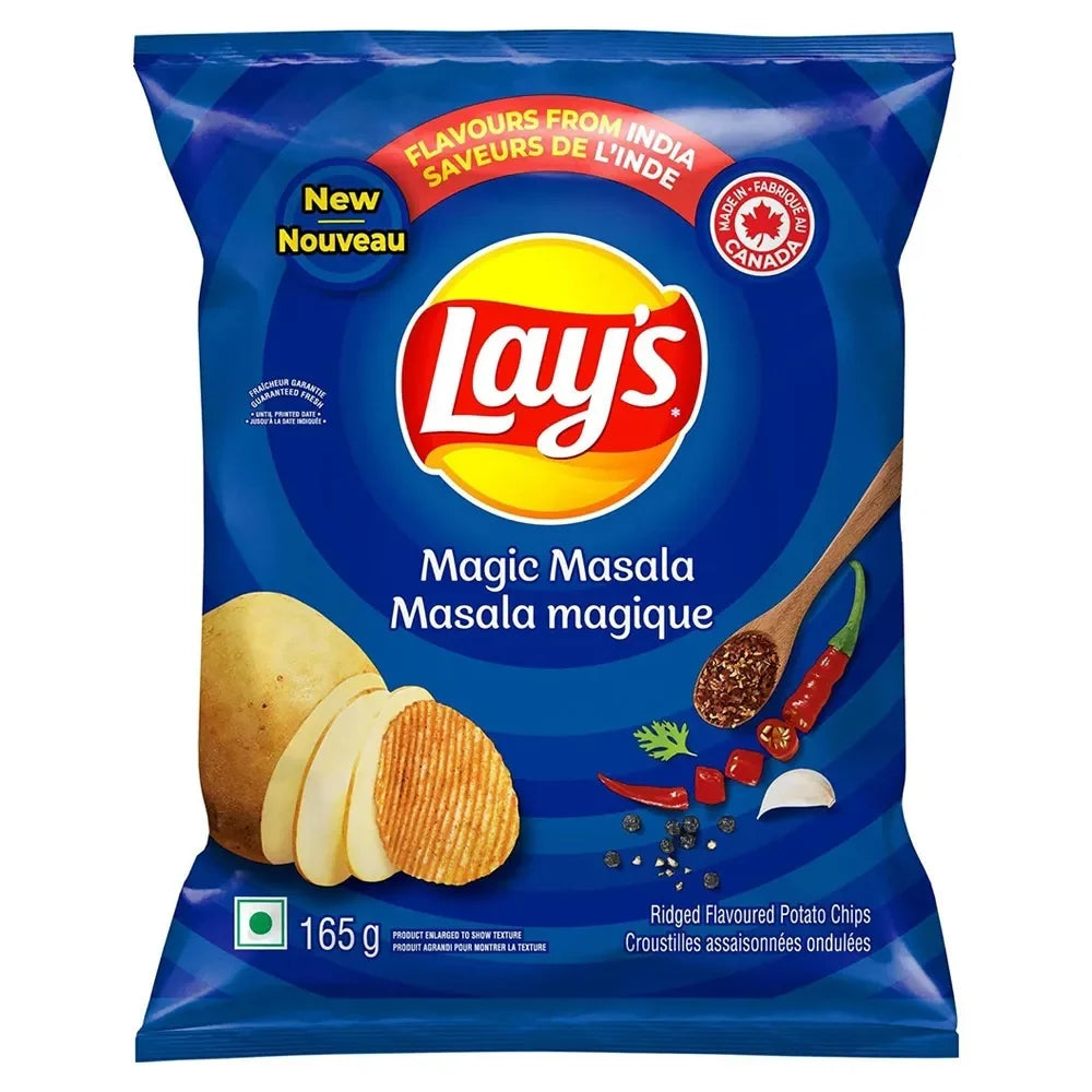 LAYS MAGIC MASALA CHIPS 165GR – Mia Food Service