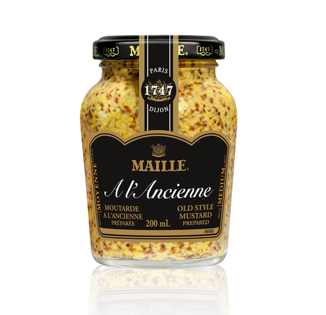 MAILLE DIJON MUSTARD OLD STYLE 12X200ML – Mia Food Service
