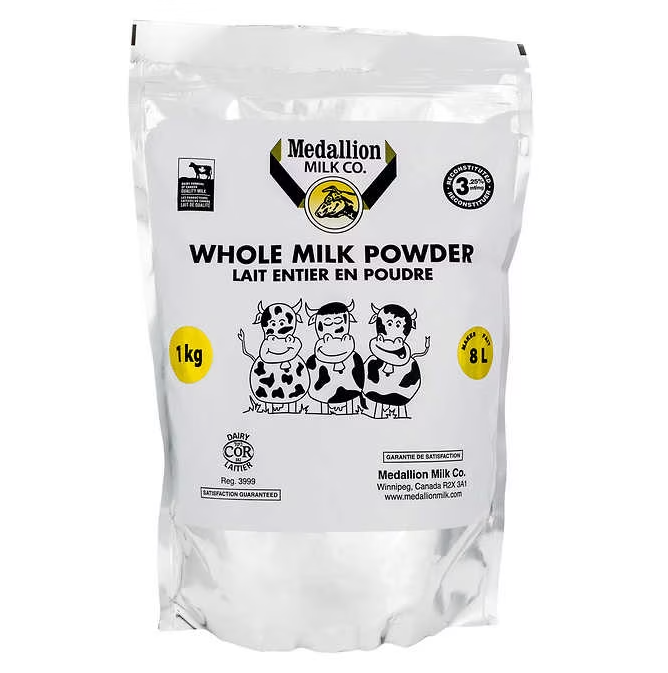 MEDALLION WHOLE MILK POWDER 1KG – Mia Food Service