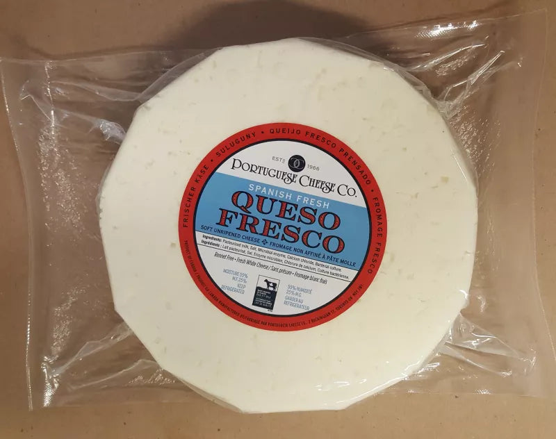 QUESO FRESCO SPANISH CHEESE WHEEL PER KG – Mia Food Service