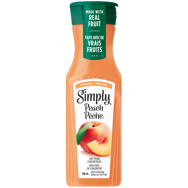 SIMPLY PEACH 12X340ML – Mia Food Service