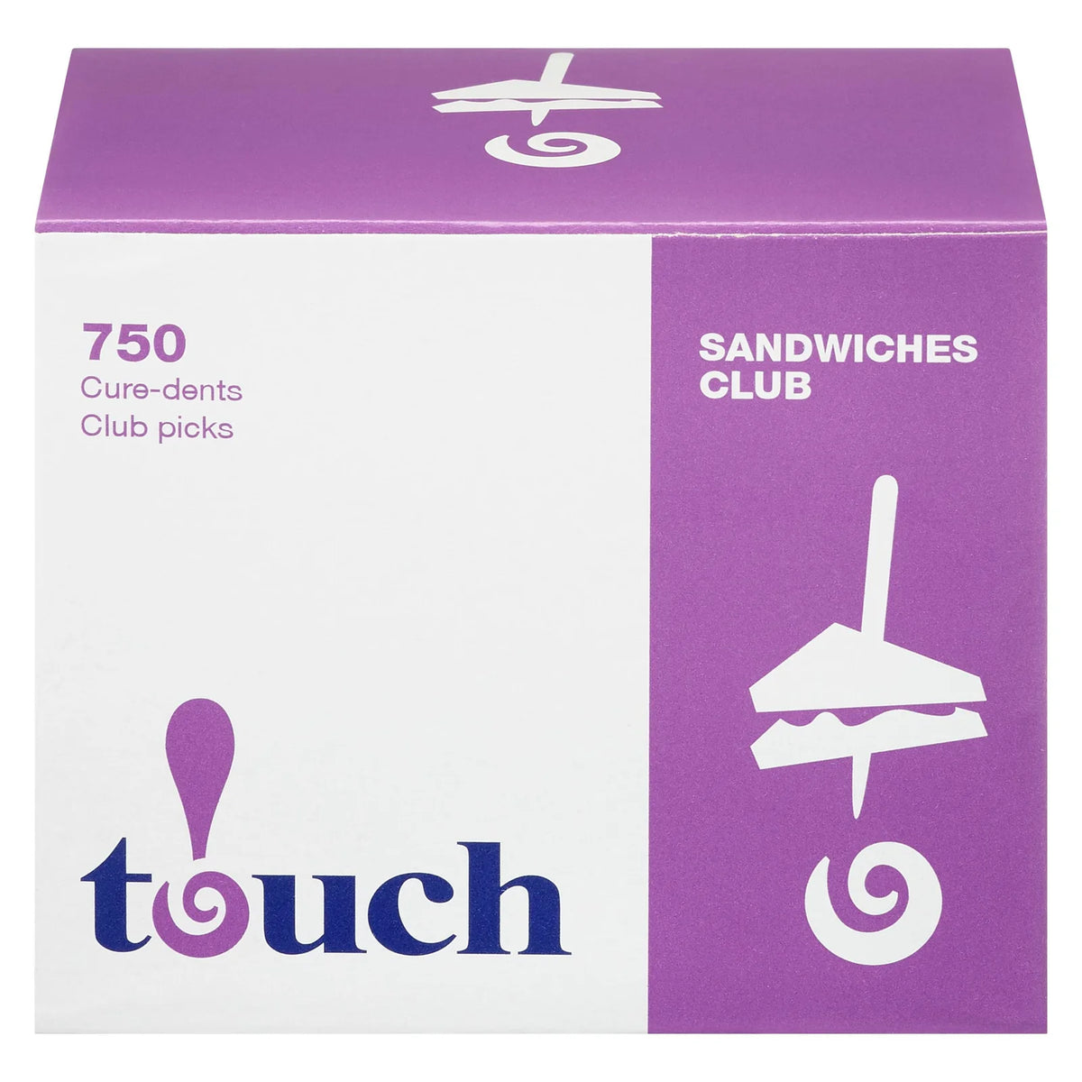 TOUCH 3.5" CLUB SANDWICH PICKS 750EA – Mia Food Service