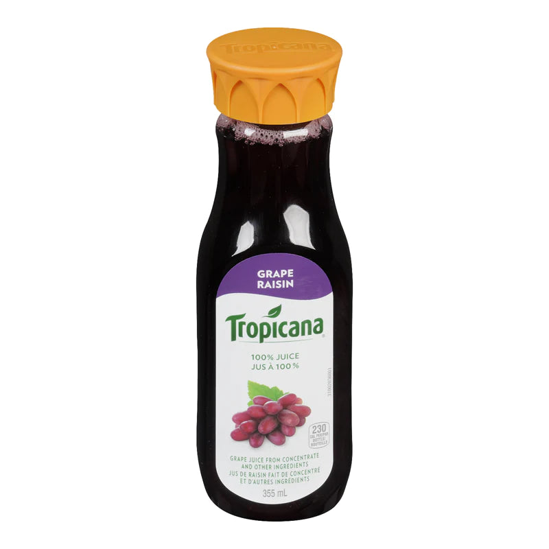 TROPICANA GRAPE JUICE 12X355ML – Mia Food Service