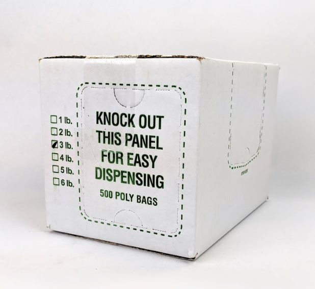 3LB POLY BAGS 5X2X11 500EA – Mia Food Service