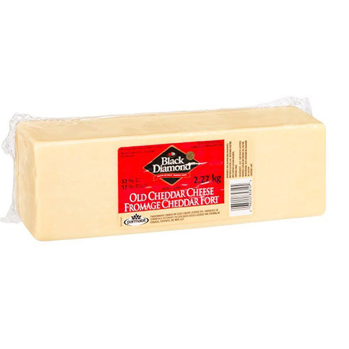 BLACK DIAMOND OLD WHITE CHEDDAR CHEESE 2.27KG – Mia Food Service