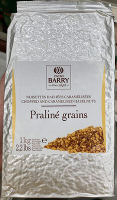 CACAO BARRY PRALINE GRAINS 1KG – Mia Food Service