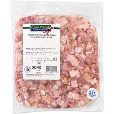 CASA ITALIA DICED PANCETTA 1KG – Mia Food Service