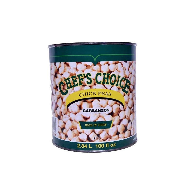 CHEFS CHOICE CHICK PEAS 100OZ – Mia Food Service