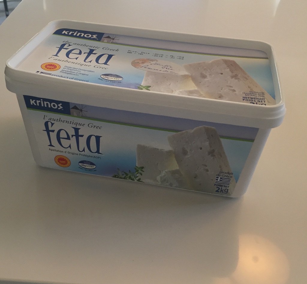 KRINOS AUTHENTIC GREEK FETA CHEESE 2KG – Mia Food Service
