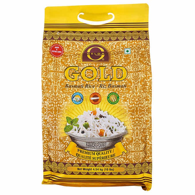 GELDA GOLD BASMATI RICE 4.54KG – Mia Food Service