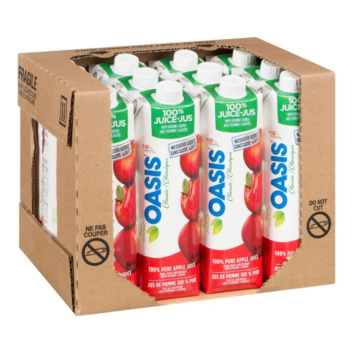 OASIS APPLE JUICE 12X960ML – Mia Food Service