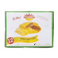 PATTY KING MILD BEEF PATTIES 12X125GR – Mia Food Service