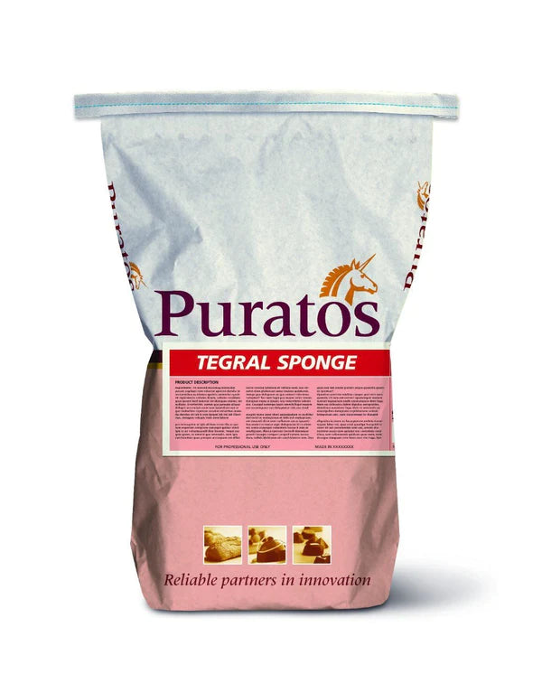 PURATOS TEGRAL WHITE SPONGE CAKE MIX 20KG – Mia Food Service