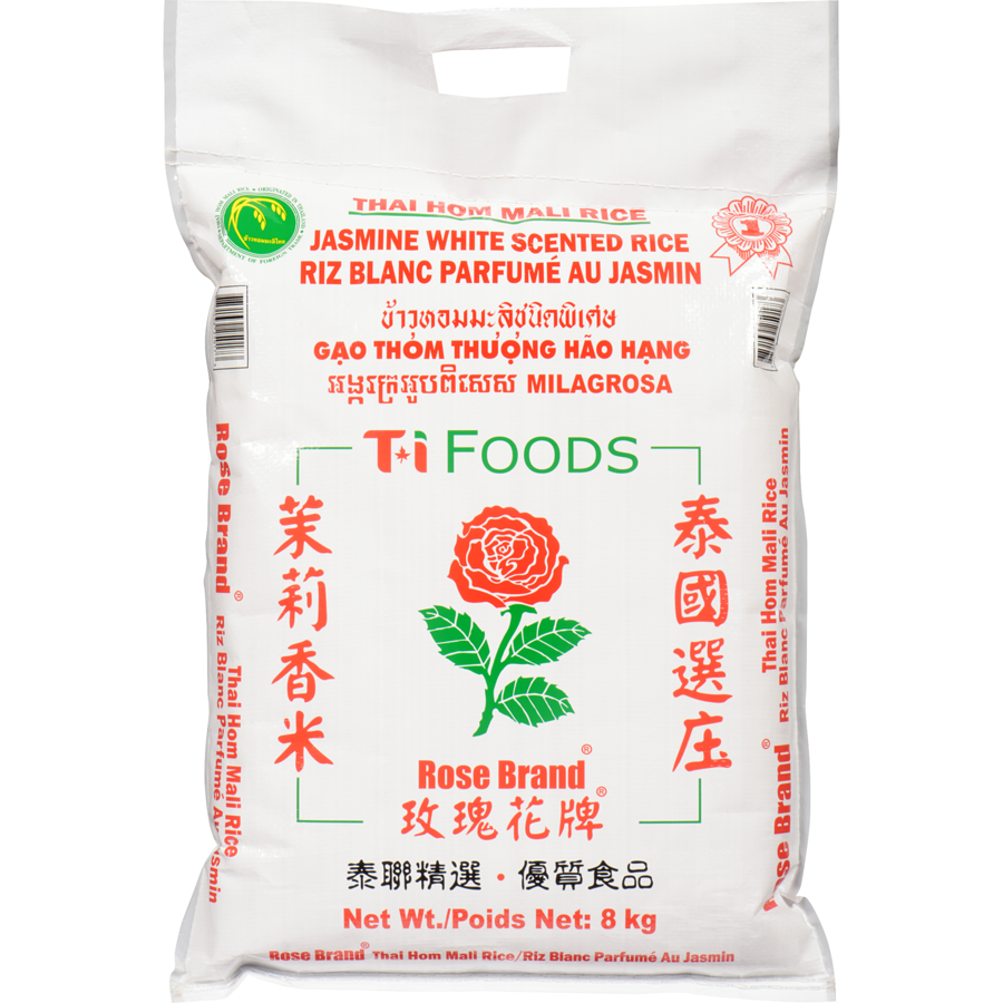 ROSE WHITE JASMINE RICE 8KG – Mia Food Service