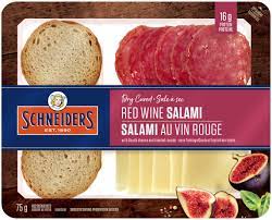 SCHNEIDERS RED WINE SALAMI SNACK KIT 75GR – Mia Food Service