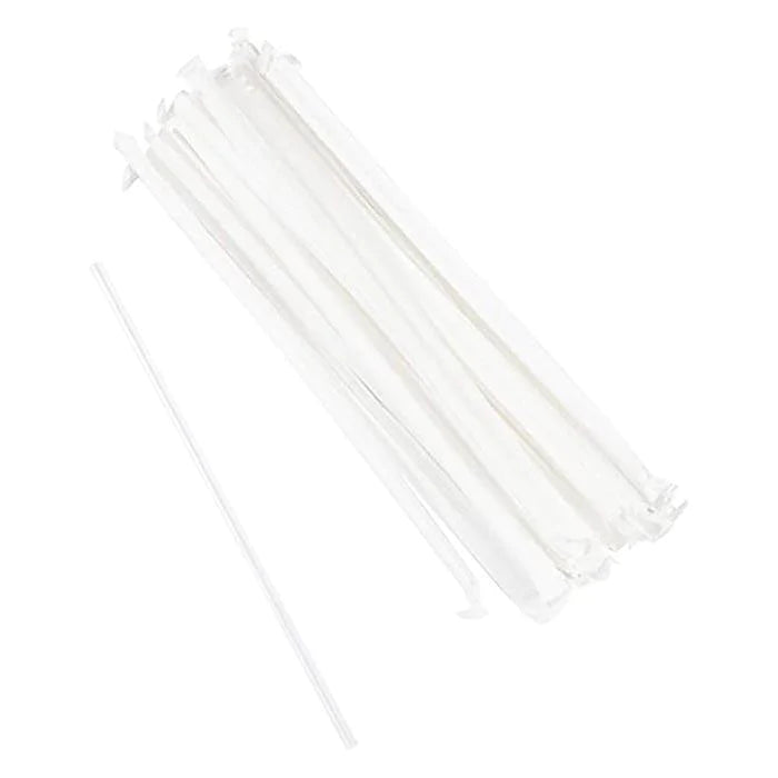 STONESTRAW 9" JUMBO WRAPPED STRAWS 12X300EA – Mia Food Service