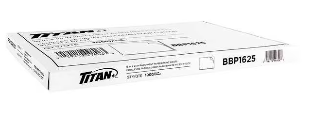 TITAN PARCHMENT PAPER SHEETS 16.4X24.4 1000EA – Mia Food Service